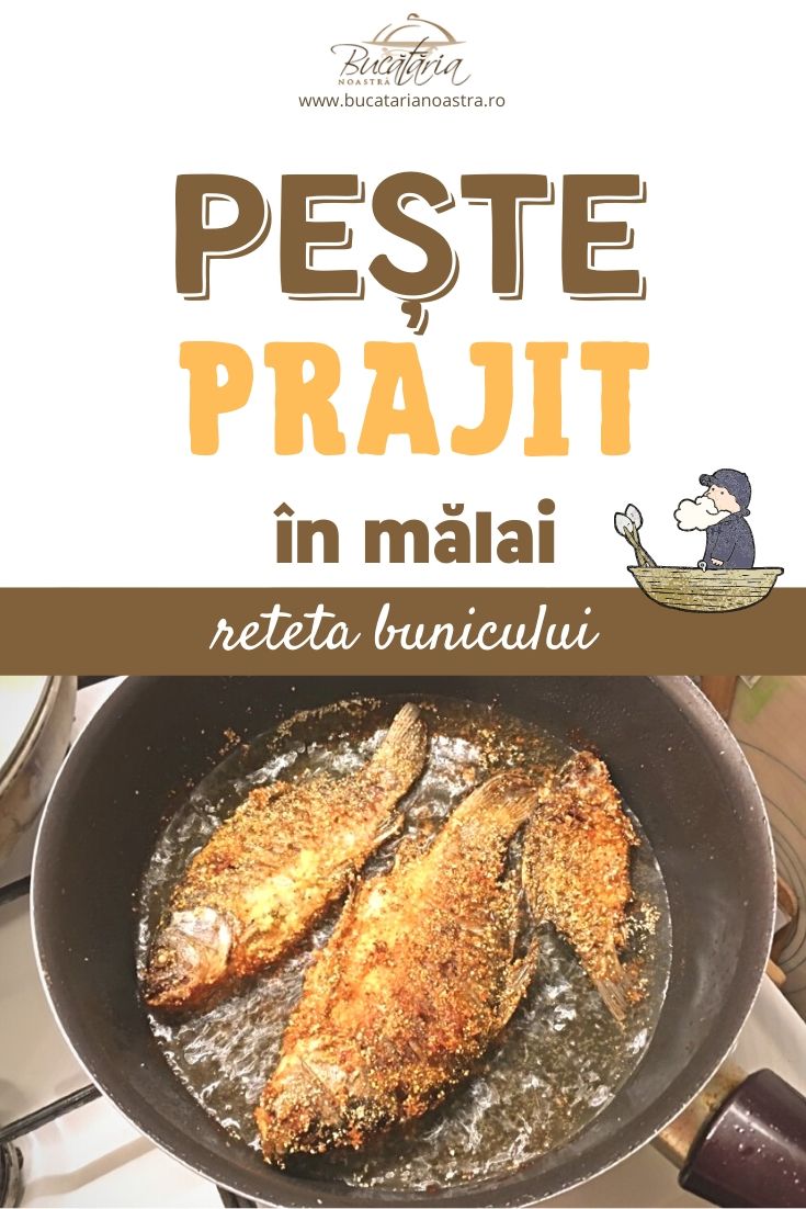 ? Pește prăjit în mălai - Rețeta bunicului in 6 pasi